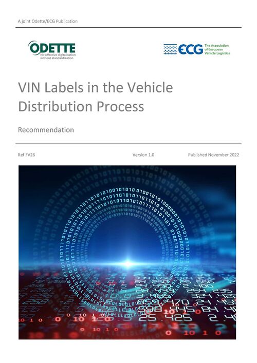 VIN Labels in the Vehicle Distribution Process | Odette