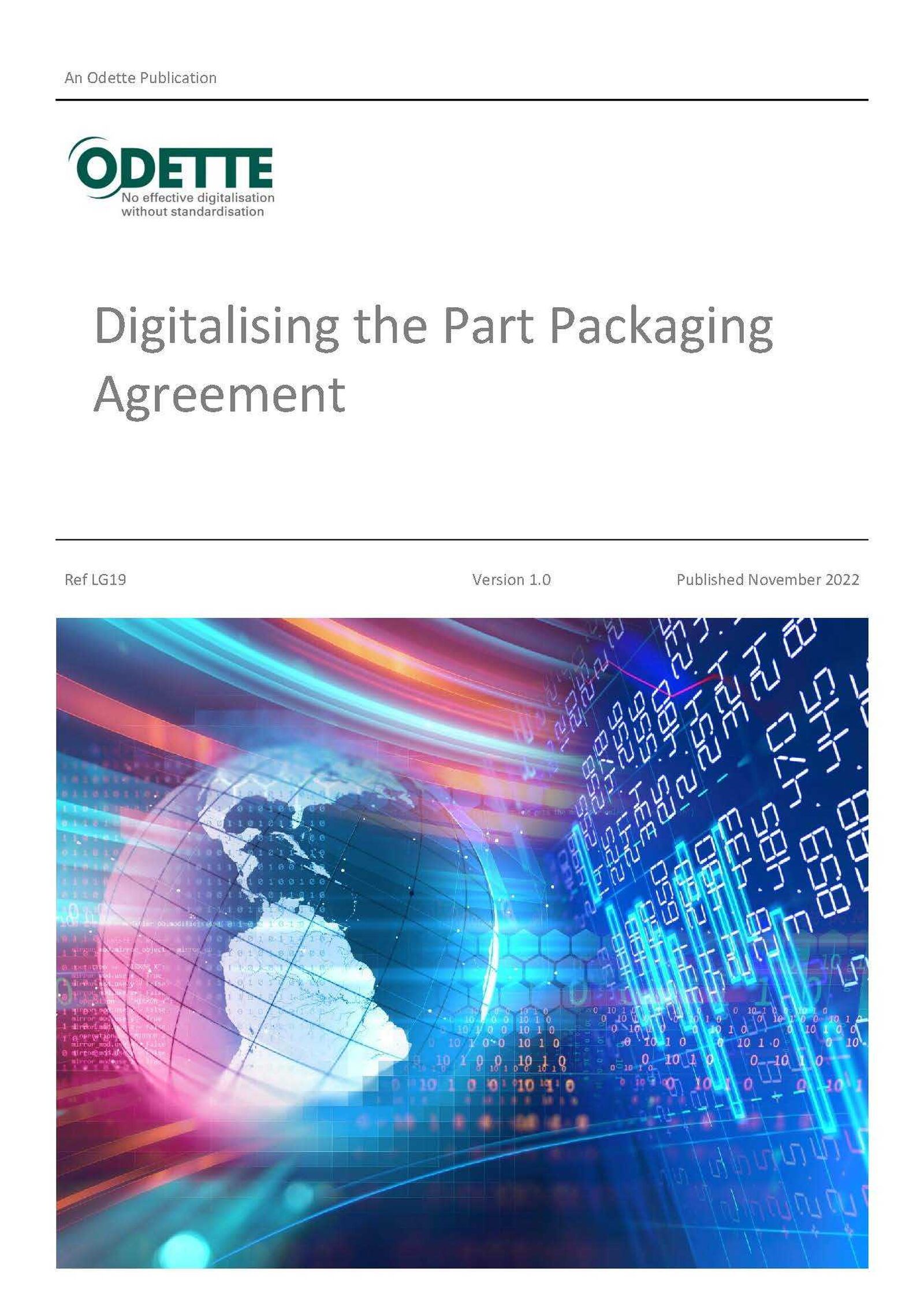 Digitalising the Part Packaging Agreement | Odette